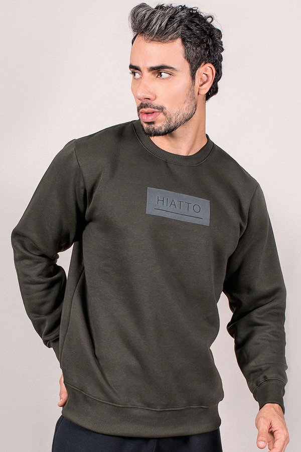 Blusa de Moletom Peluciado Masculino Ever Hiatto